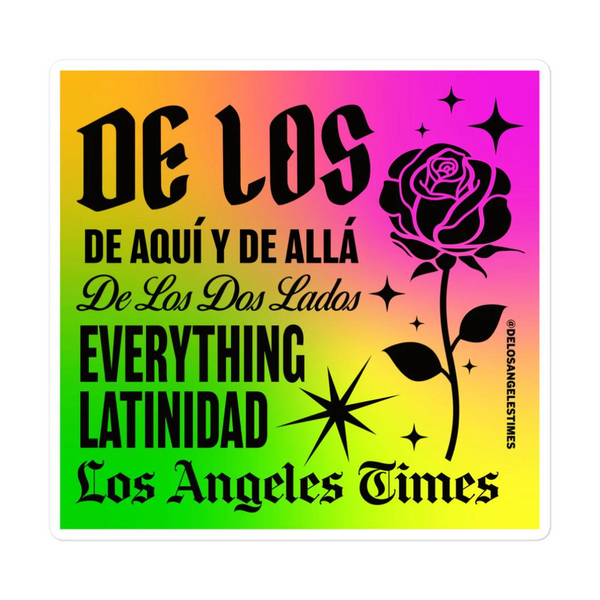 De Los Stickers with Rose – Shop LA Times