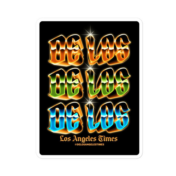 De Los Cascading Stickers – Shop LA Times
