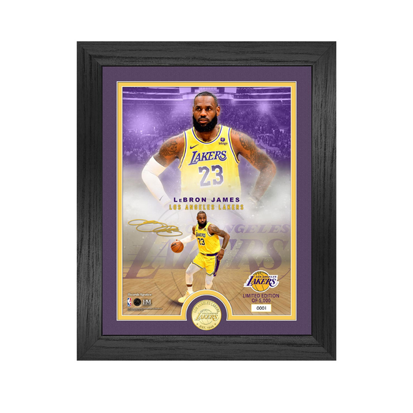 LeBron James Los Angeles Lakers Legends Bronze Coin Photo Mint – Shop ...