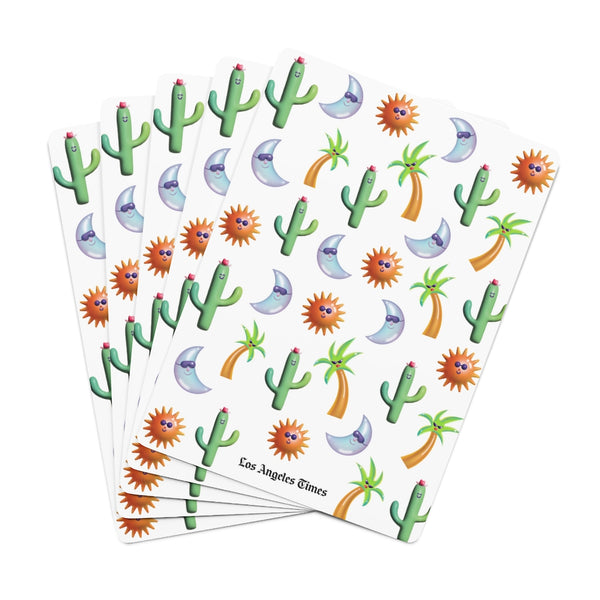 California Collection Playing Cards in White – Shop LA Times